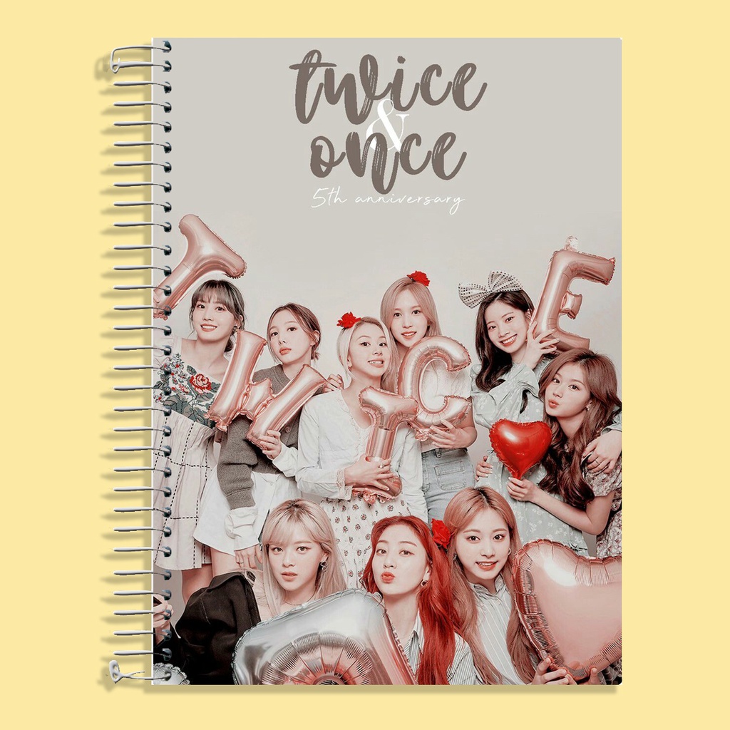 CADERNO TWICE PERSONALIZADO - 1, 10 e 20 matérias | Shopee Brasil