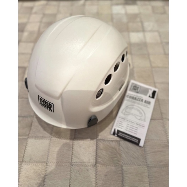 capacete corazza air pro ultra safe para rapel , escalada , trabalho em ...