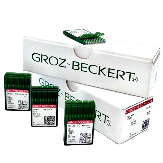 Caixa de Agulha Para Maquina De Costura Pesponto Industrial Groz Beckert Maquina Reta Overloque ...