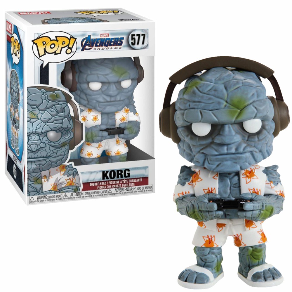 Funko Pop! Avengers Endgame #577 Korg - Marvel - Vingadores | Shopee Brasil