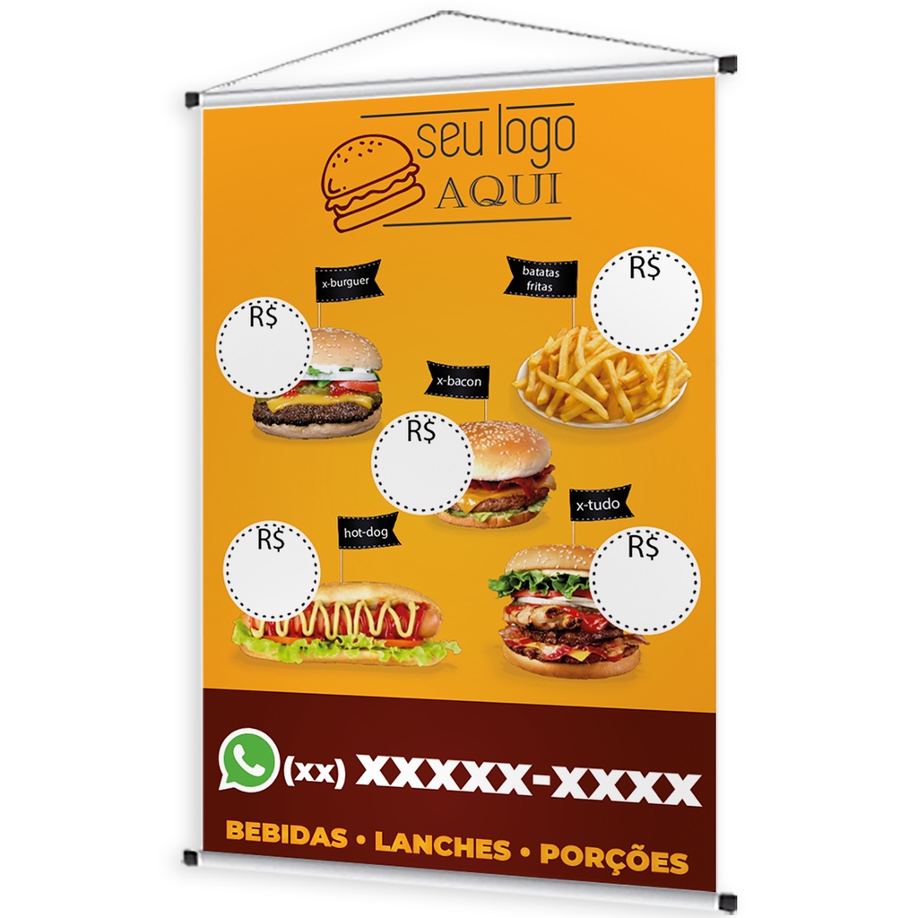 Banner em lona personalizado 70x100cm | Shopee Brasil