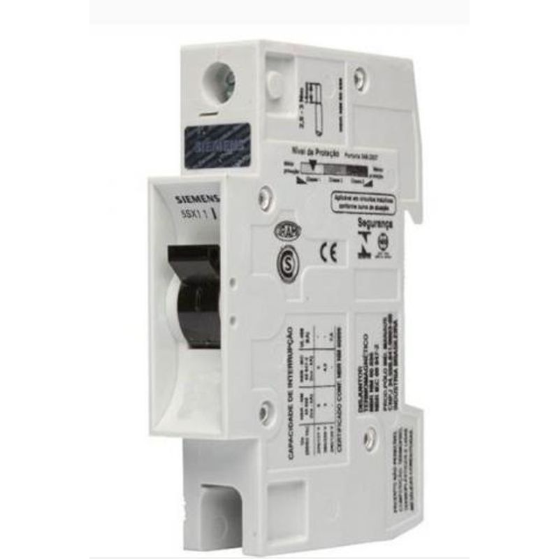 Disjuntor B 10A Siemens Unipolar Mono Curva B para Barramento Din | Shopee Brasil