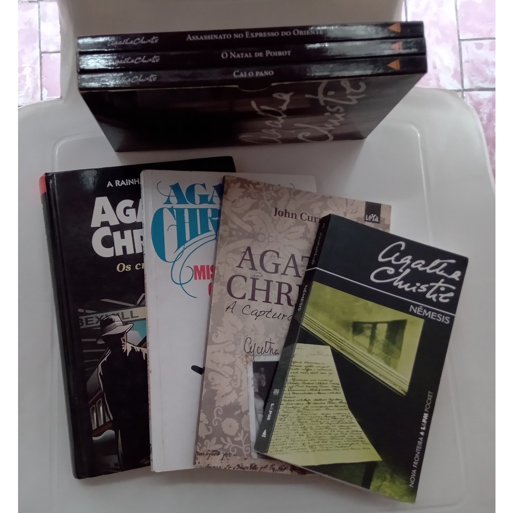 Lote de livros da Agatha Christie (7 livros) | Shopee Brasil