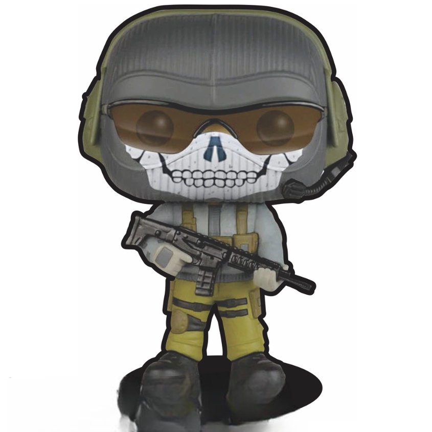 Totem Funko Ghost Riley - Call of Duty | Shopee Brasil