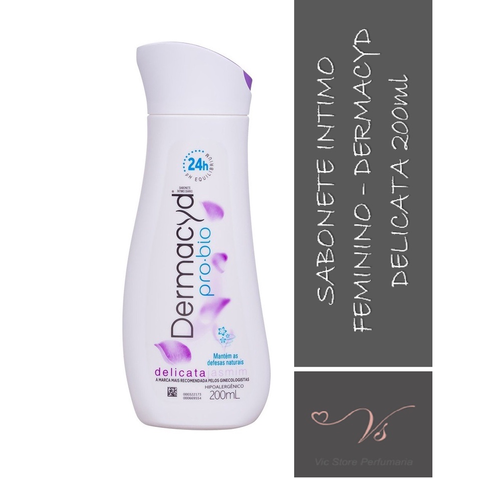 Dermacyd Pro Bio Delicata Jasmim 200ml Sabonete Líquido Íntimo | Shopee ...