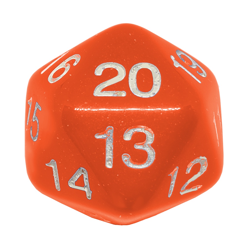 Dado RPG D20 - 20 Lados Dice 22x22 mm | Shopee Brasil