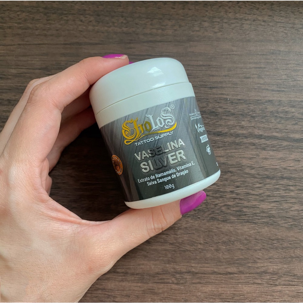 Vaselina Para Tatugem Cholos Silver 100g Tattoo | Shopee Brasil