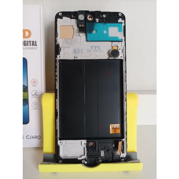 Tela Original Frontal Samsung A51 C/Aro Chassi NACIONAL Pega Biometria ...