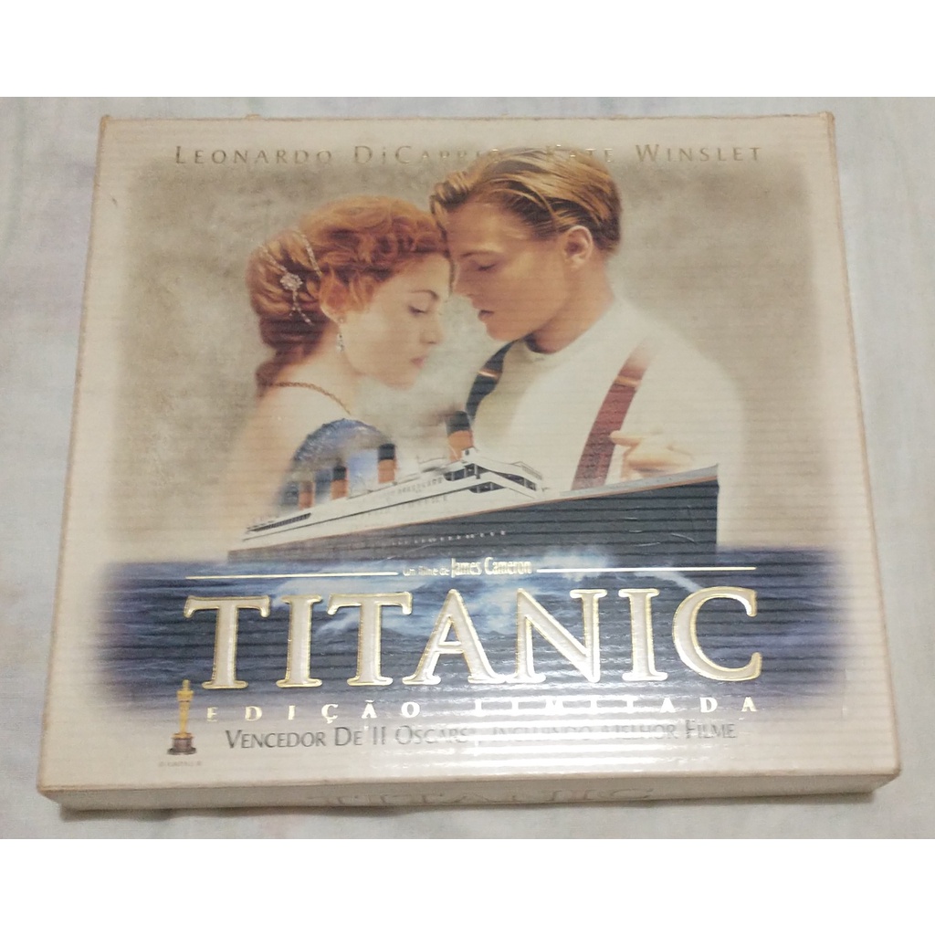 BOX Edição Limitada - VHS Titanic (legendado) | Shopee Brasil