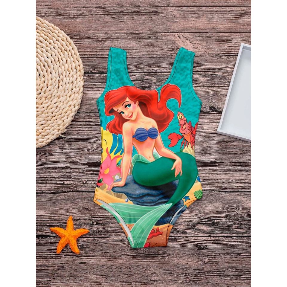 Bory / Maiô Ariel A Pequena Sereia ( por encomenda ) | Shopee Brasil