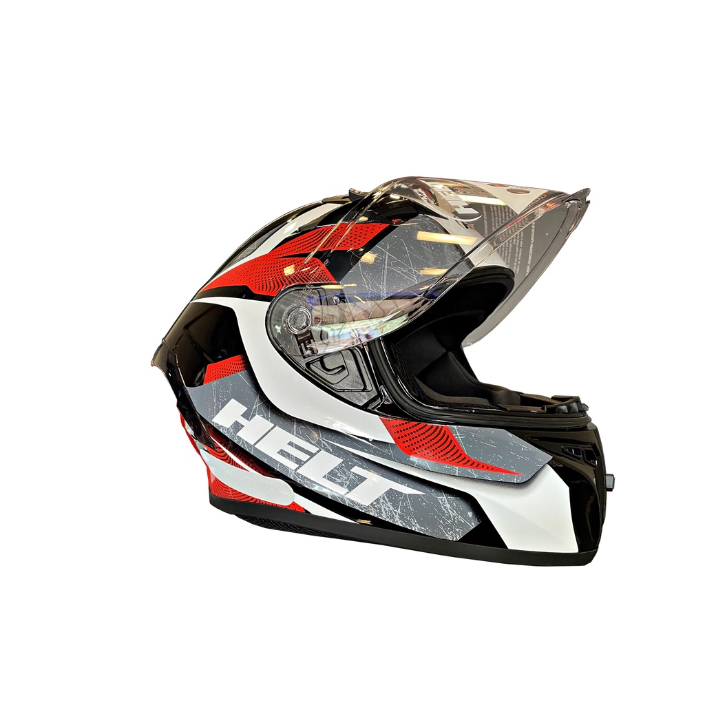 Capacete Preto Helt Aero Masculino Vermelho Preto | Shopee Brasil