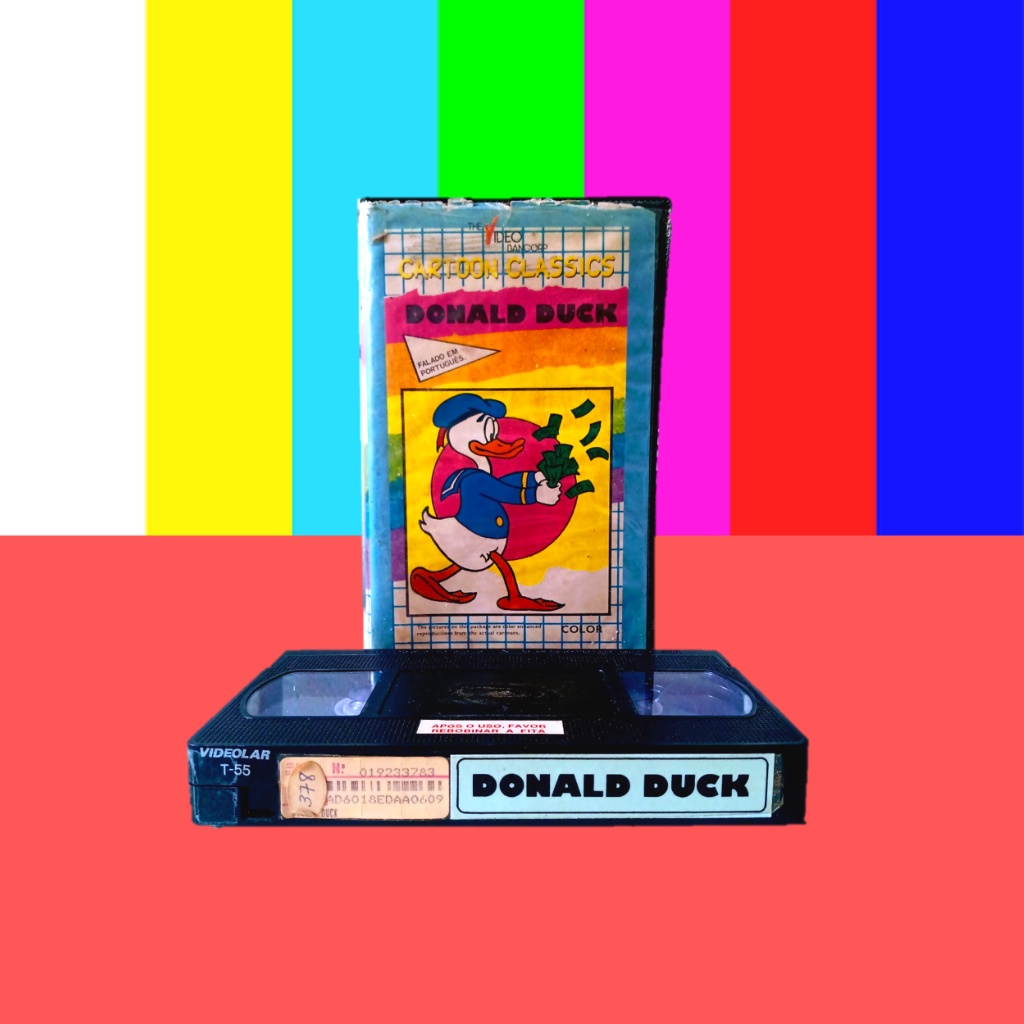 VHS Cartoon Classics - Donald Duck - DUB | Shopee Brasil