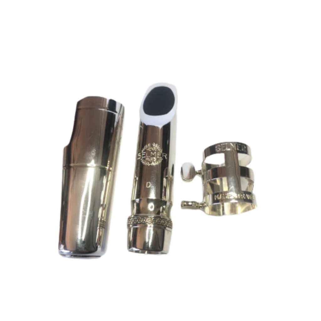 Boquilha de Sax Alto Selmer Paris metal D AO - kit completo | Shopee Brasil