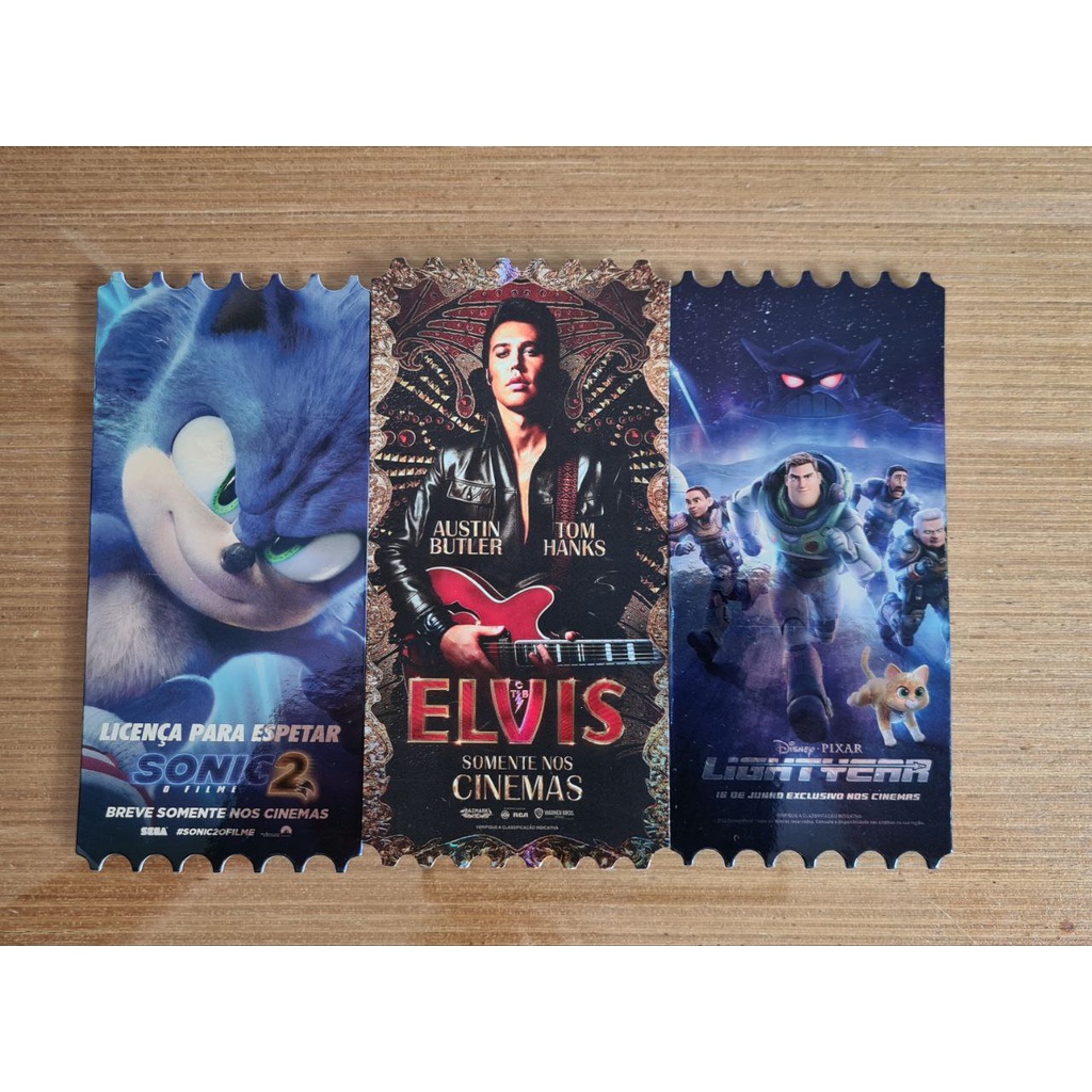 Ingresso Colecionável Sonic Lightyear Elvis | Shopee Brasil