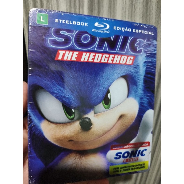 Steelbook Sonic - Blu-Ray Edição Especial - Lacrado | Shopee Brasil