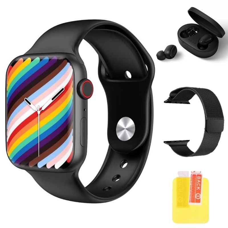 relógio smartwatch X8 MAX com fone de ouvido e pulseira | Shopee Brasil