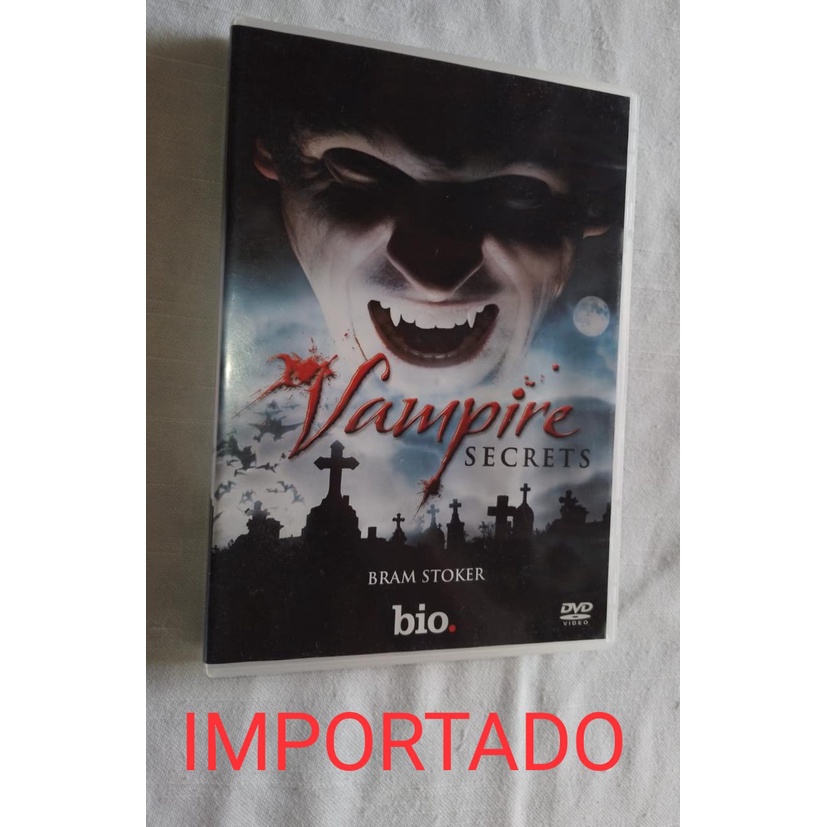 Dvd Vampire Secrets - Bram Stoker ( 12465 ) | Shopee Brasil