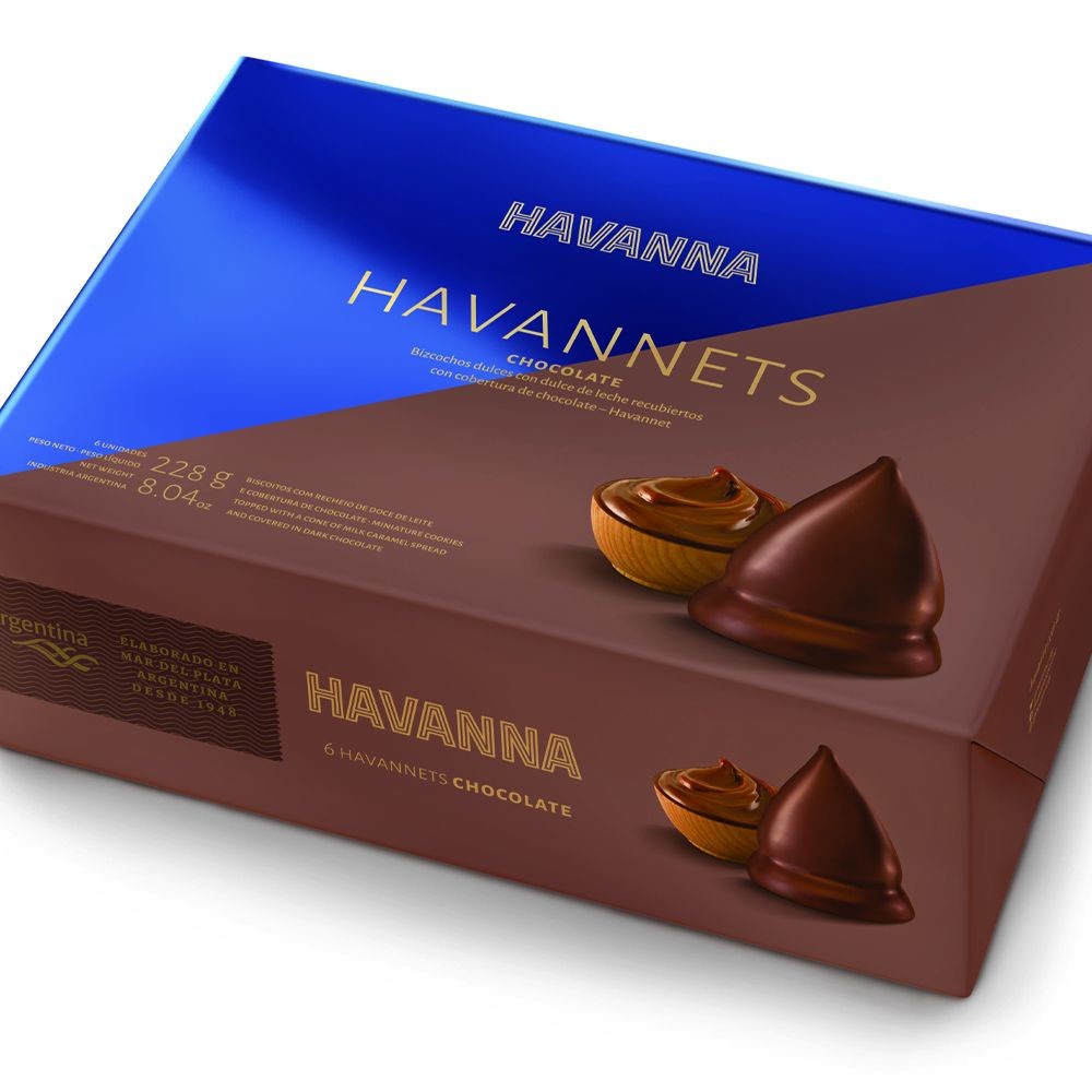 Caixa de Havannets Havanna Chocolate 6 Unidades | Shopee Brasil