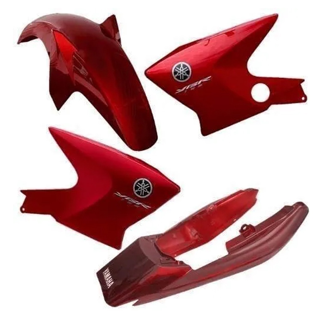 Kit Carenagem Adesivado Yamaha Ybr 125 Factor Ano 2009 a 2012 | Shopee Brasil