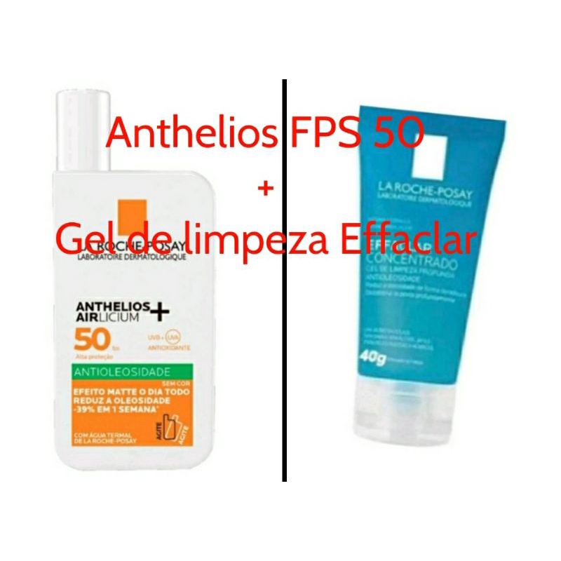 kit La Roche Posay Protetor Solar Anthelios Airlicium FPS 50 40ml ... kit La Roche Posay Protetor Solar Anthelios Airlicium FPS 50 40ml ...