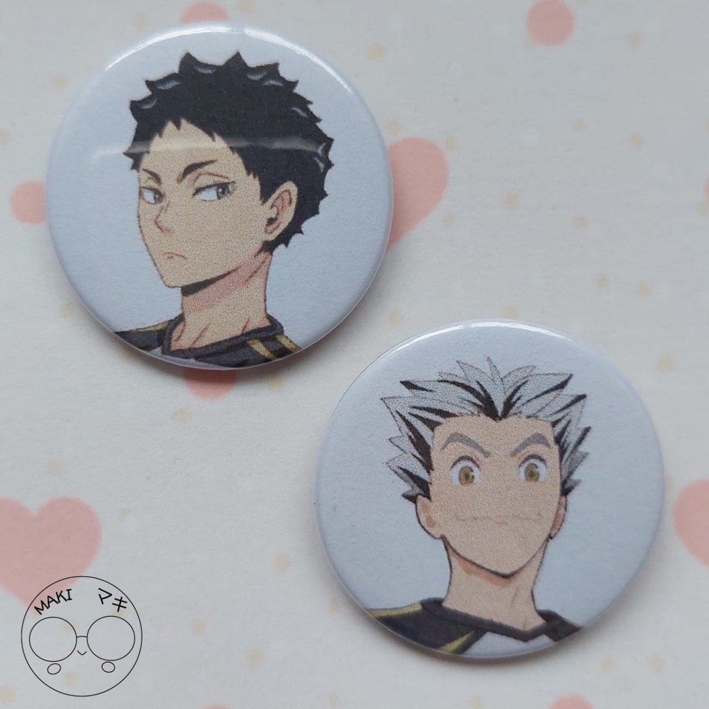 Kit Botton Haikyuu - Anime | Shopee Brasil