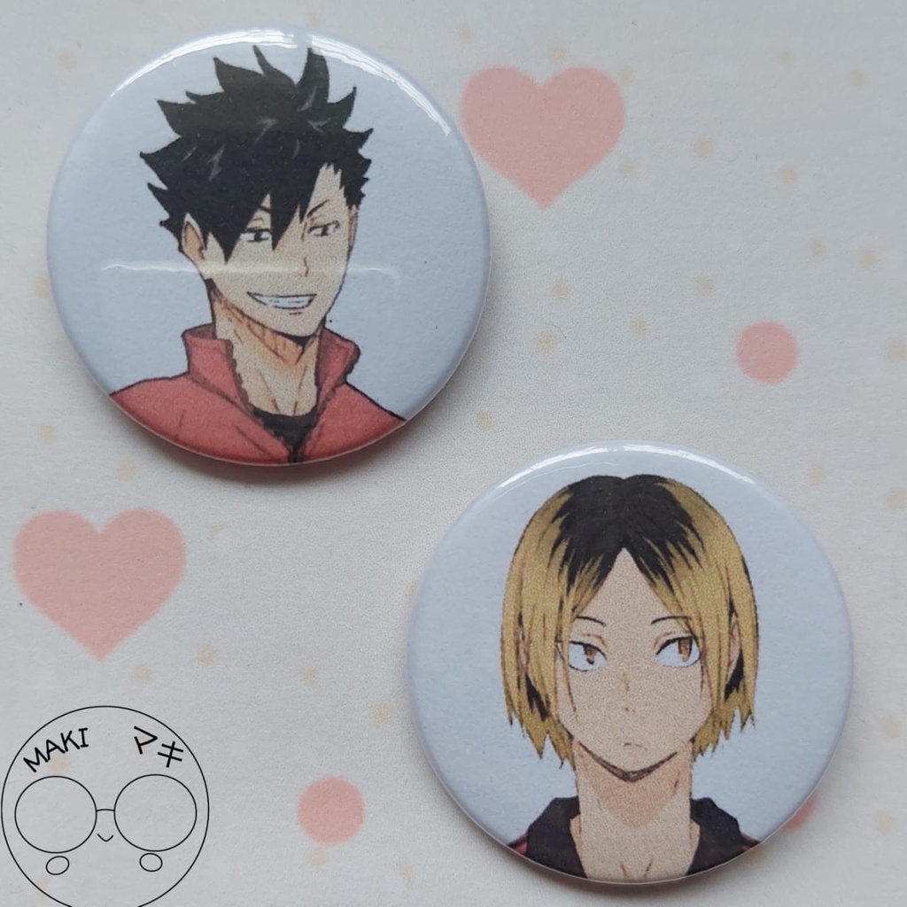 Kit Botton Haikyuu - Anime | Shopee Brasil