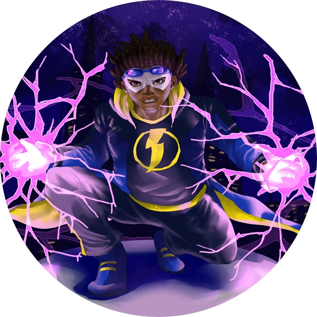 Painel Redondo Tema Super Choque Em Tecido Sublimado 3D | Shopee Brasil