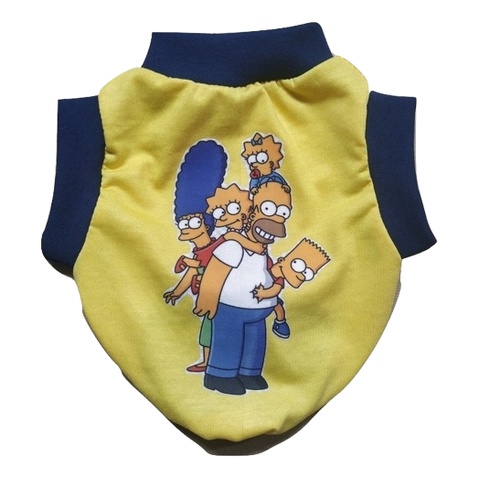 Roupa Pet Cachorro Personagem Simpsons | Shopee Brasil