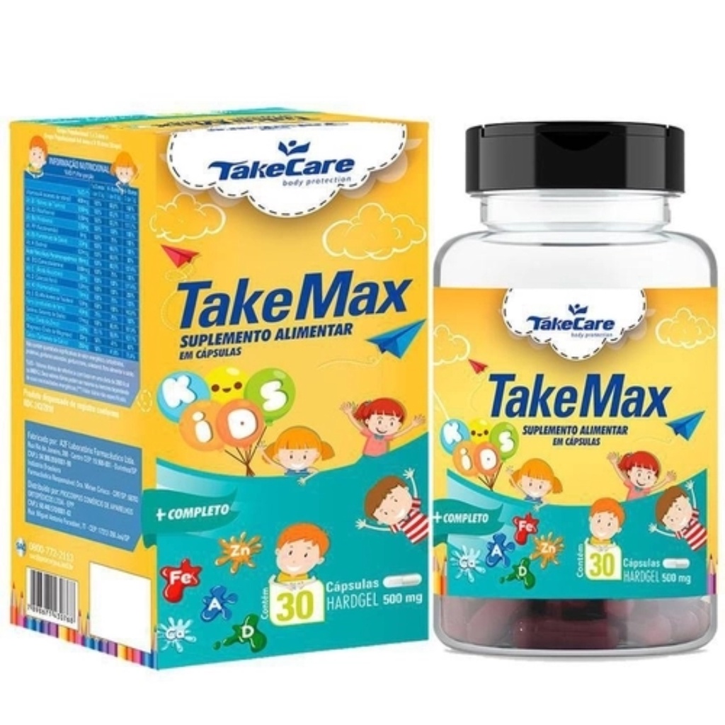 Multivitamínico a-z Infantil- Take max kids | Shopee Brasil
