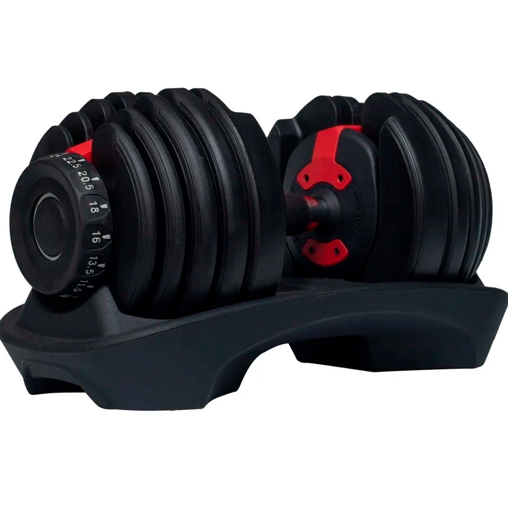 Halter Smart Dumbbell Ajustável 2.5 até 24kg Para Academia Musculação ...