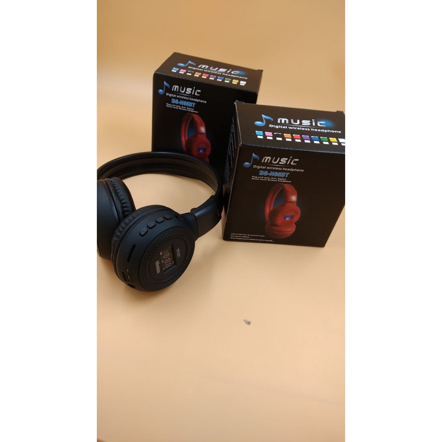 Fone de Ouvido Wireless Digital Bluetooth BS-N65BT | Shopee Brasil