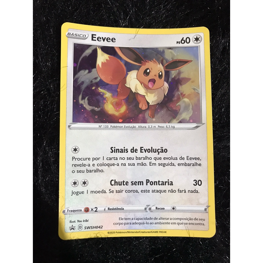 Carta Pokémon Eevee SWSH042 | Shopee Brasil