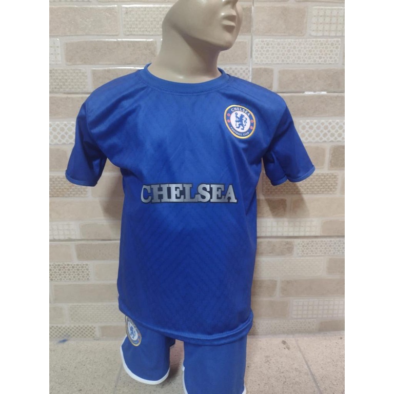 uniforme infantil menino & menina de time do Chelsea,. | Shopee Brasil