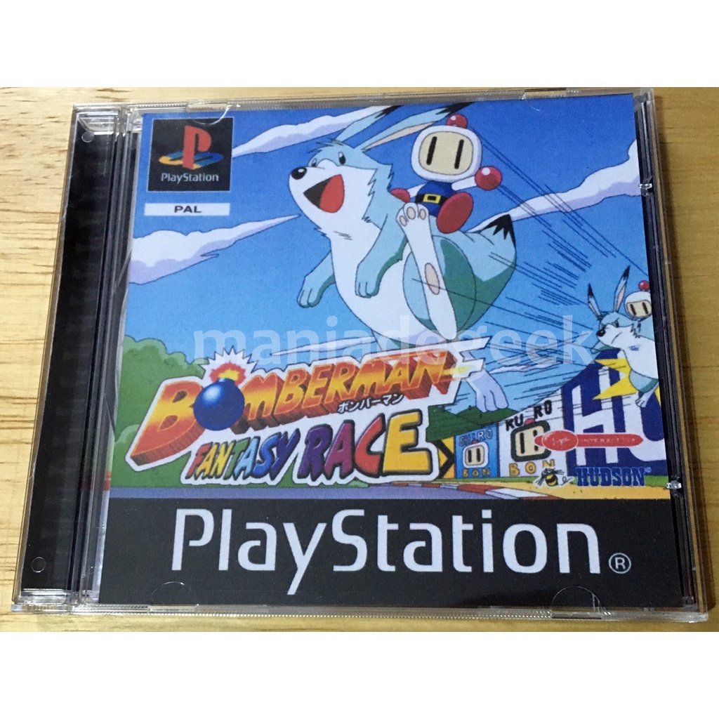 Jogo Bomberman Fantasy Race para play 1 psone | Shopee Brasil