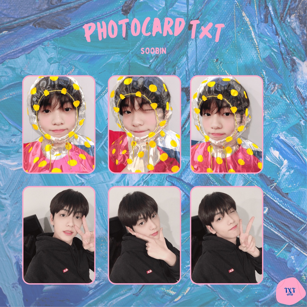 PHOTOCARD TXT (TOMORROW X TOGETHER) SOOBIN | kpop card fanmade | Shopee ...
