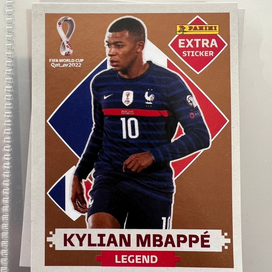 Figurinha EXTRA KYLIAN MBAPPE LEGEND BRONZE ORIGINAL COPA 2022 | Shopee ...