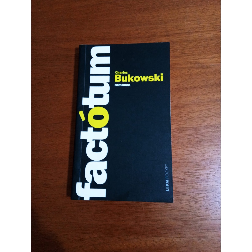 Livro - Factotum | Shopee Brasil