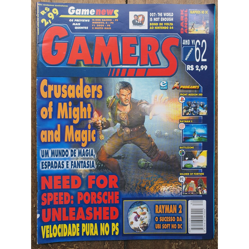 Revista Gamers 62 (crusaders Of Might And Magic, Need For Speed Porsche ...