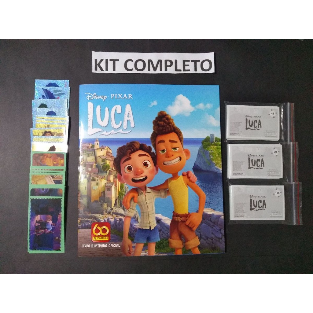 ALBUM DE FIGURINHAS LUCA MOVIE COMPLETO PARA COLAR | Shopee Brasil