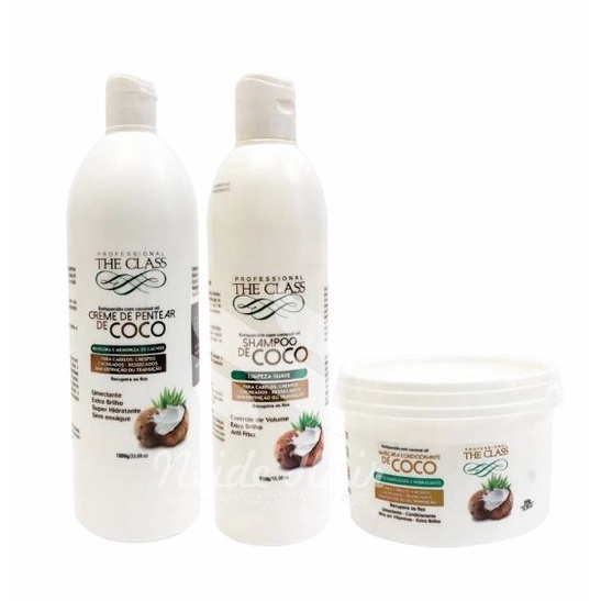 Kit Cachos Coco Shampoo 500ml + Máscara Condicionante de Coco 500gr ...
