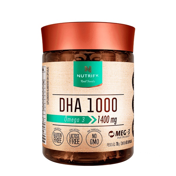 Nutrify - DHA 1000 60 Caps | Shopee Brasil