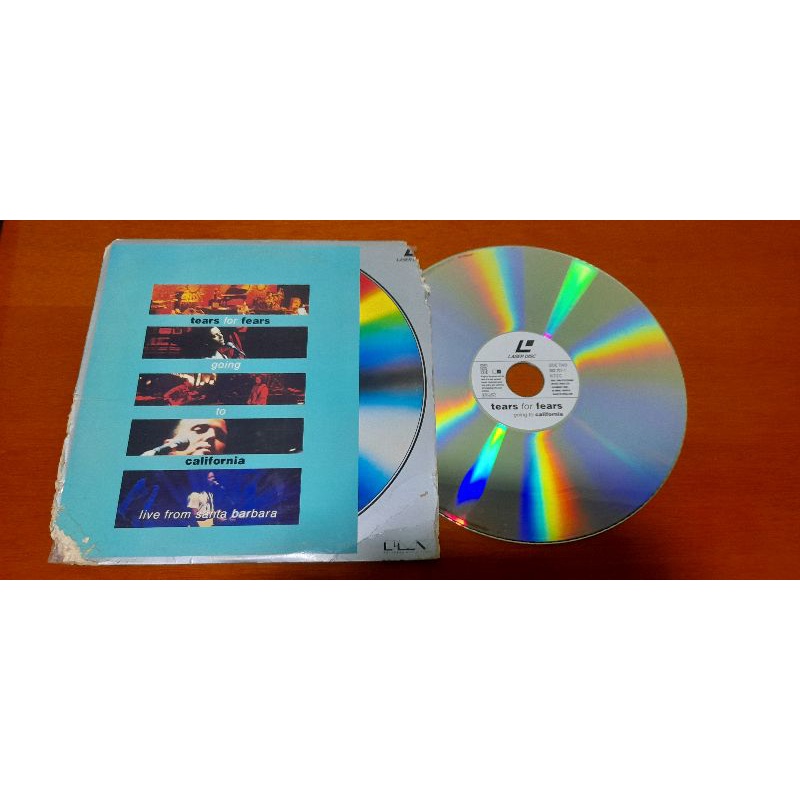 LD Laser Disc Tears For Fears Going To California Live From Santa ...