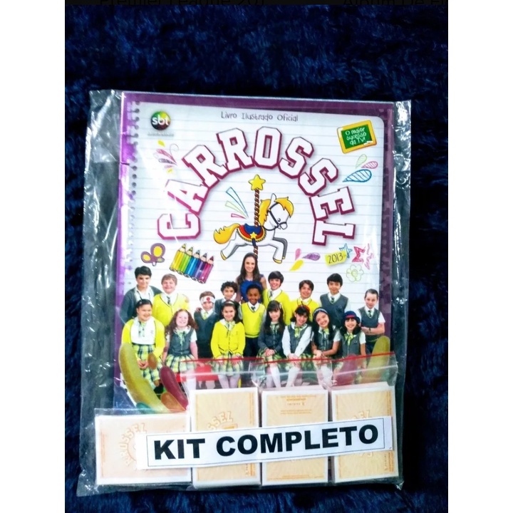 ALBUM DE FIGURINHAS CARROSSEL 2013 COMPLETO PARA COLAR | Shopee Brasil