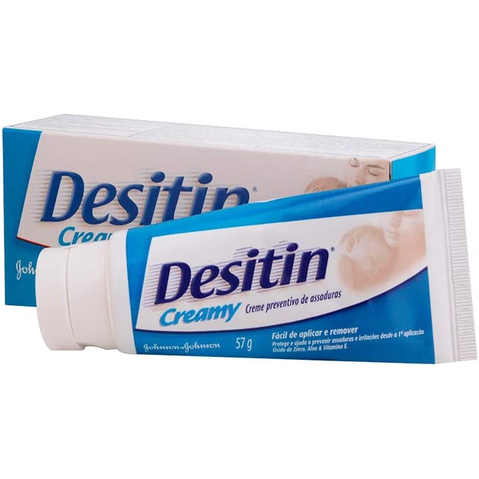 Pomada Preventiva de Assaduras Desitin Creamy Azul 57g | Shopee Brasil