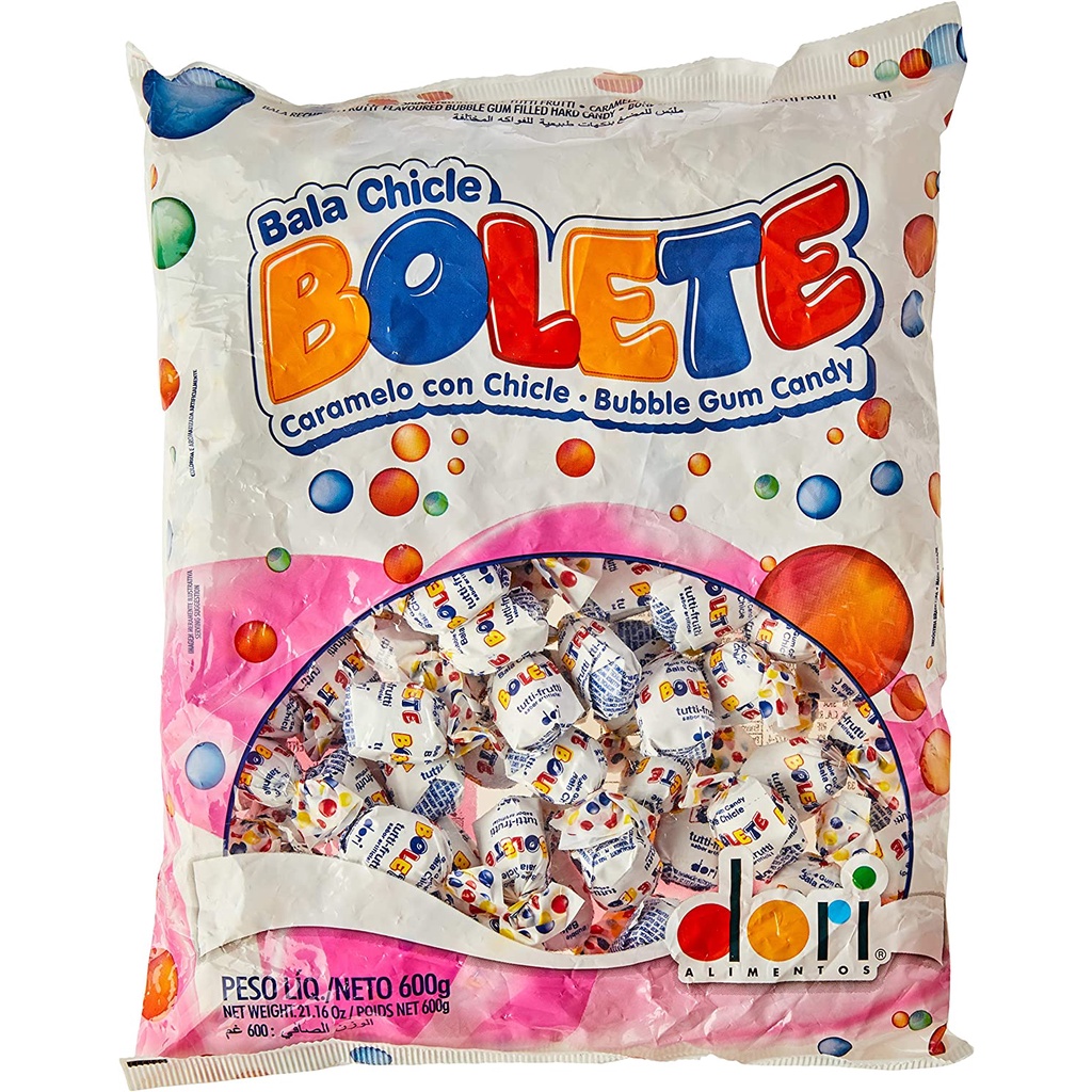 Pacote Bala Chicle Bolete 600g | Shopee Brasil