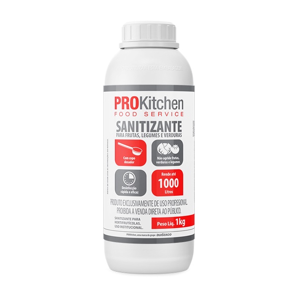 ProKitchen Sanitizante de Frutas, Verduras e Legumes 1kg | Shopee Brasil