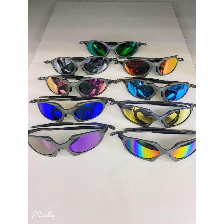 Óculos Romeu 1 com lente polarizada - cinza fosco | Shopee Brasil