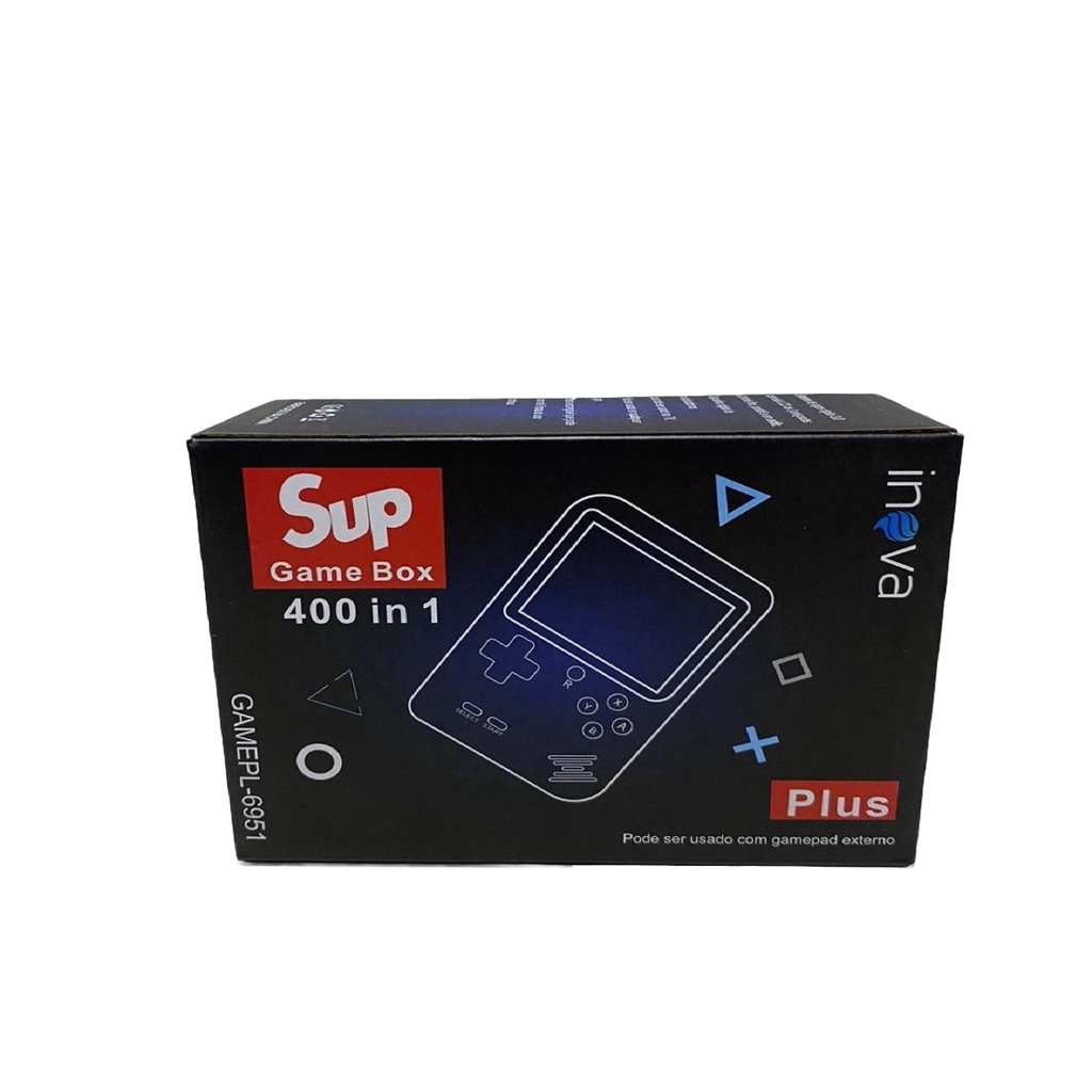 Mini Video Game Sup Game Box 400 Jogos Em 1 Game boy | Shopee Brasil