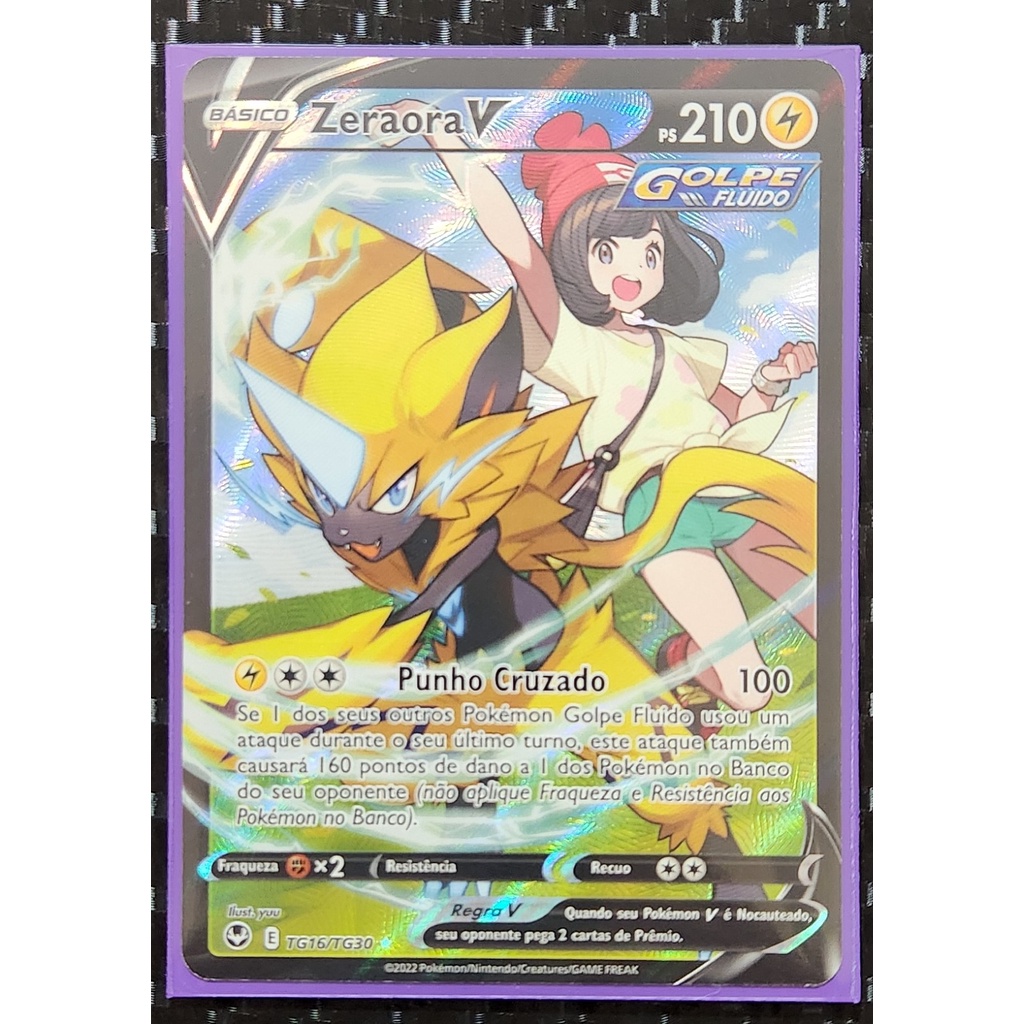 Carta Pokemon Zeraora-V (TG16/TG30) EE12 | Shopee Brasil