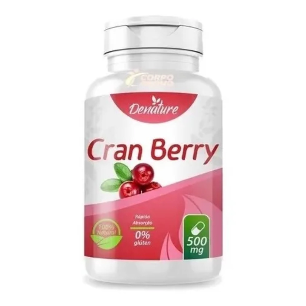 Cranberry 500mg 100 Cápsulas Denature | Shopee Brasil